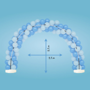 Structure rigide pour arche de ballons 3 x 3 Mètres